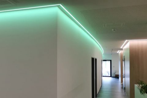LED profiles for drywall construction | DRYWALLTEC